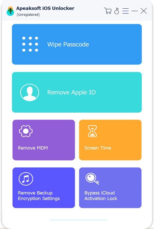 Apeaksoft iOS Unlocker - Get into Locked iPhone Without Password