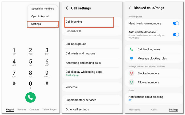 S dan L ses Min Android telefon Vil Ikke Lade Mig Ringe Ud Eller