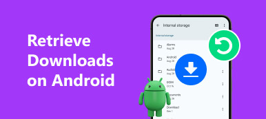 Downloads ophalen op Android met of zonder back-up