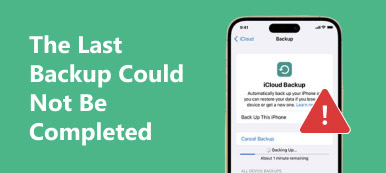 Fix the Last Backup Could Not Be Completed on iPhone