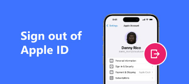 Sign out of Apple ID on iPhone/iPad/Apple Watch/Mac/PC